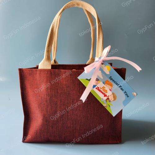 Promo Tas Goodie Bag Untuk Hampers Ulang Tahun Anak Bahan Kanvas ...