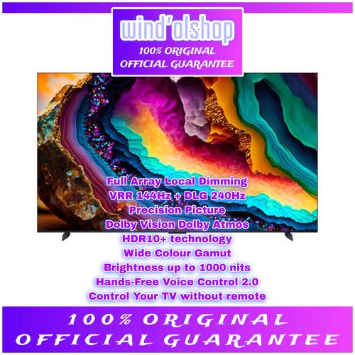 Jual TCL 98P745 Google TV 4K HDR10+ 98 inch 144Hz Dolby Vision IQ Atmos ...