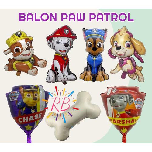 Jual Balon PAW PATROL / Balon Foil Paw Patrol Skye Rubble Rocky ...
