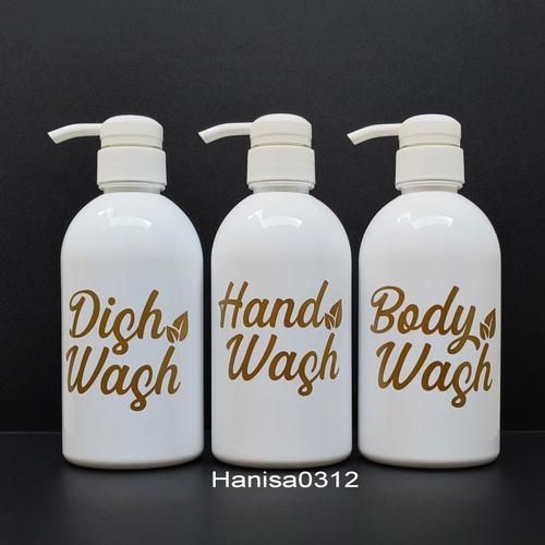 Jual Botol Pump 500 ml / Botol Tempat Sabun Cair / Botol Pump 500ml ...