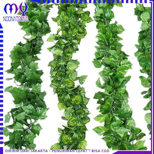 Jual Daun Rambat Palsu Ukuran 2,4 Meter Tanaman Artificial Daun Gantung ...