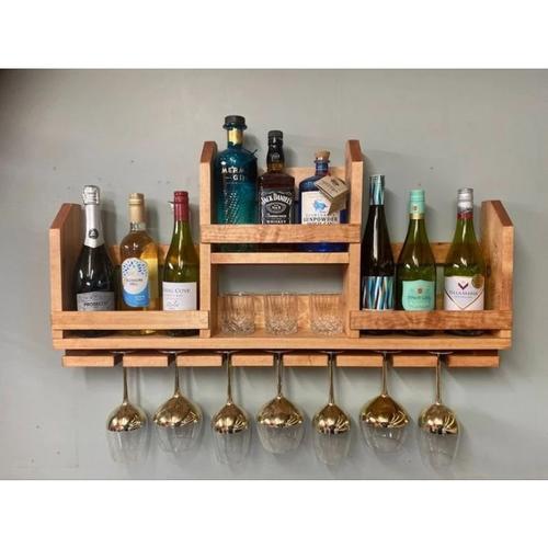 Jual Rak Botol Dan Gelas Kayu Jati Belanda Rak Wine Dinding Tempat ...