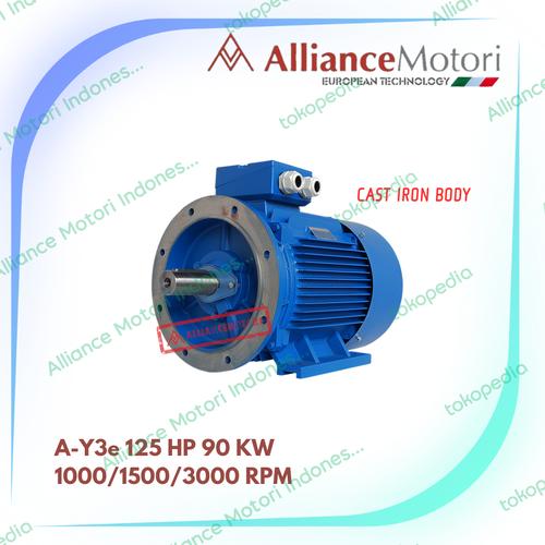 Jual Alliance Motori Elektro Motor / Dinamo A-Y3e 125 HP 90 KW B35 - 1500 RPM - Kab. Tangerang ...