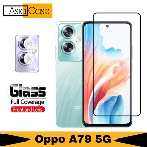 Jual Promo 2in1 Tempered Glass Layar Oppo A79 5G Dan Lensa Camera ...