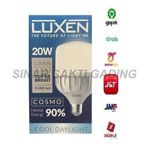 Jual Luxen Lampu Led Bulb Bohlam 20w 20 Watt 20 w Lampu Bergaransi 1 ...