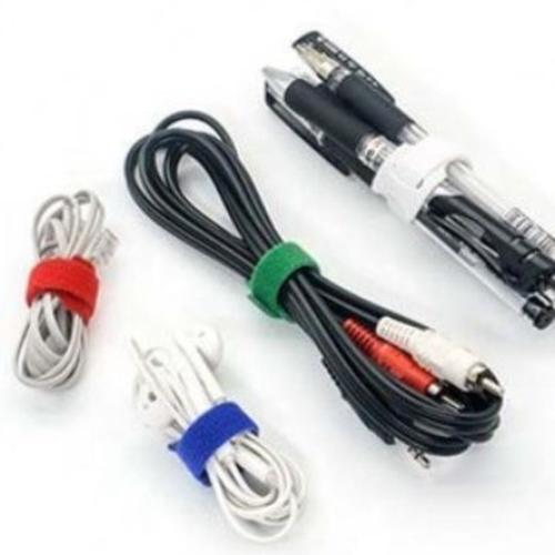 Jual Velcro Cable Tie Organizer Cord Strap Pengikat Holder Kabel ...