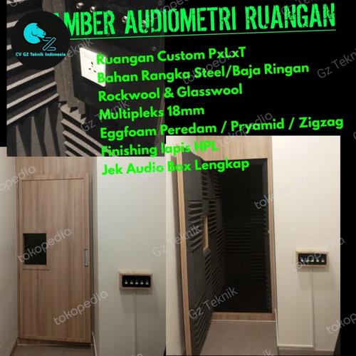 Jual chamber custom Audiometri untuk ruangan THT Ruangan Berlapis - Kab ...