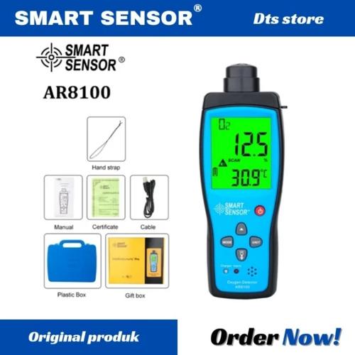 Jual Oxygen Tester Smart Sensor AR8900 Detector O2 Analyzer AR8900 ...