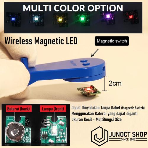 Jual Lampu Single LED 3V Wireless Magnetic Switch Gundam Model-Kit ...