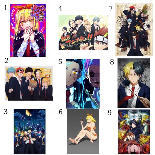 Jual Poster Mashle Shinkakusha Rayne Lance Figure Mash Burnedead Lemon ...