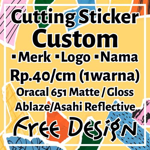 Jual Sticker Cutting Oracal Ablaze Custom Design - Kota Bandung - rids ...