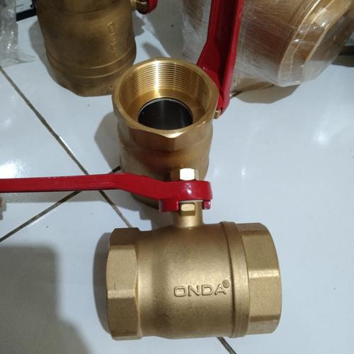 Jual Ball Valve Kuningan Onda 21/2 inch/ballvalve Kuningan Onda 2,5 ...