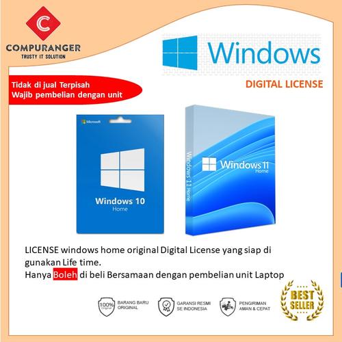 Jual License Windows ORIGINAL Digital License windows 10 dan 11 home ...