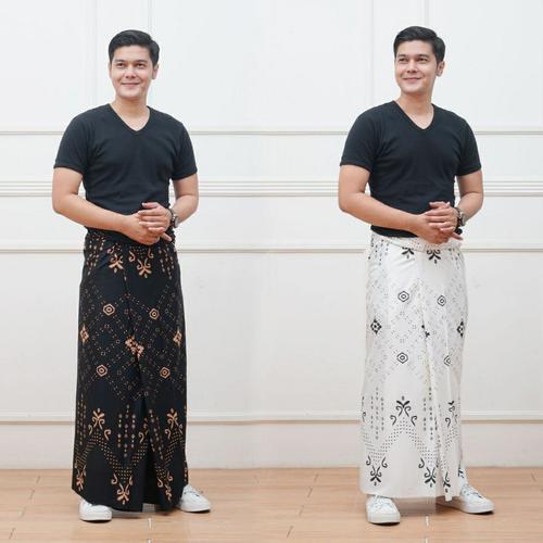 Jual Sarung Batik Printing Putih Motif Balimoon Ekslusif Adem Halus ...