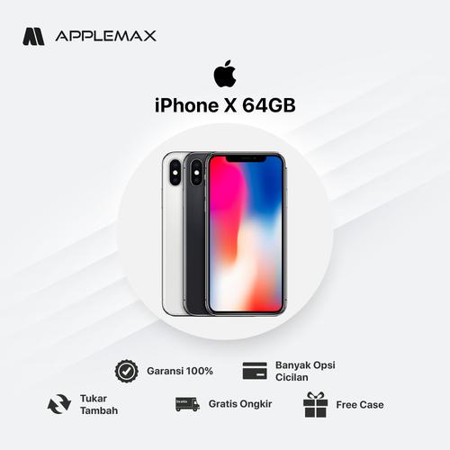 Jual iPhone X 64GB Second Original Fullset All Operator - SPACE GREY ...