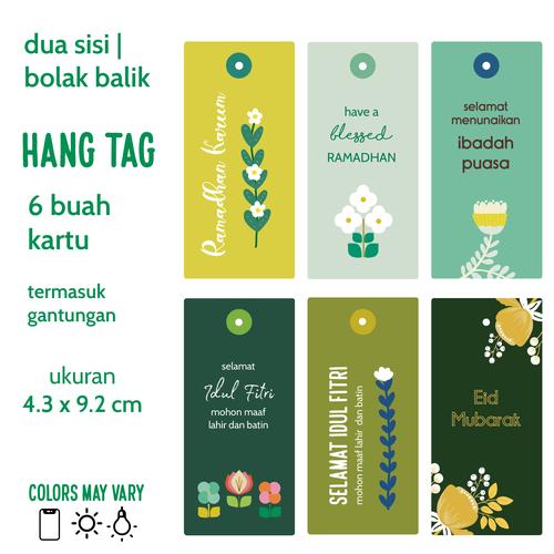Jual GIFT TAG / HANG TAG | Kartu Ucapan Ramadhan / Idul FItri / Lebaran ...