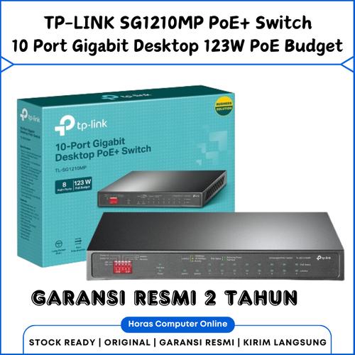 Jual TP-Link TL-SG1210MP 10-Port Gigabit Desktop Switch with 8-Port ...