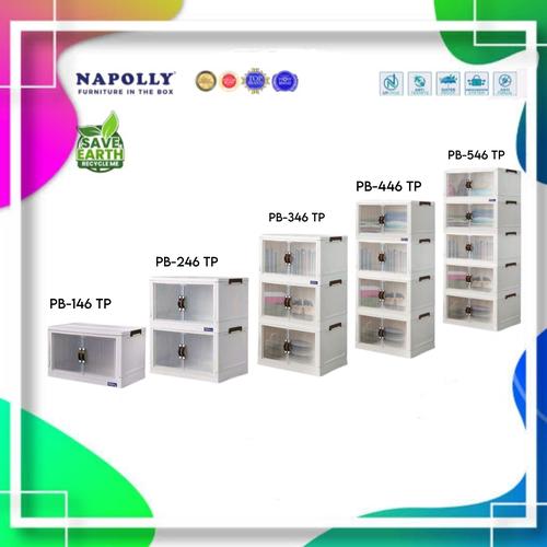 Jual Napolly Lemari Plastik Rak 2 Susun Poli Box Box Lipat Serbaguna ...