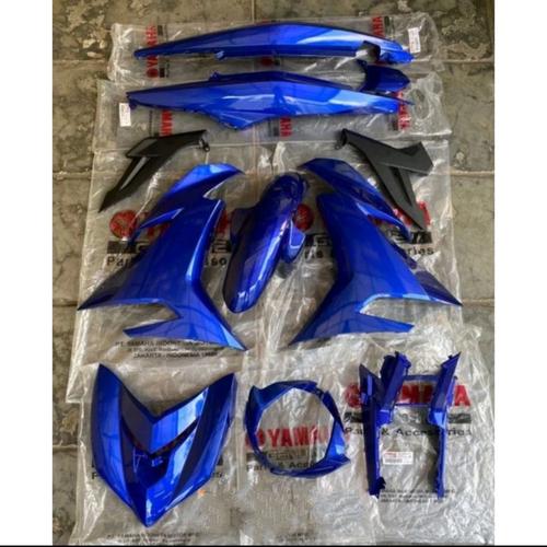 Jual Cover body halus Full set Mx king V2 Biru Movistar 2018-2024 ...