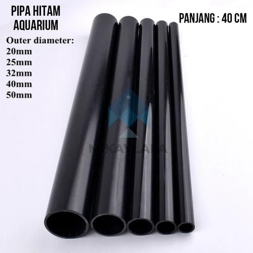 Jual PIPA HITAM AQUASCAPE AQUARIUM PANJANG 40 CM FILTER CANISTER LILY ...