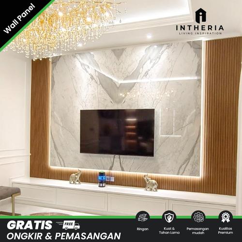 Jual Wall Panel BALIAN Tipe A Rectangle Triple Low Bar - Brown Cherry ...