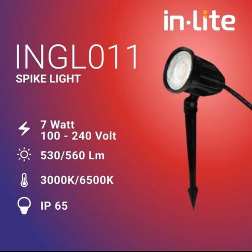 Jual InLite Lampu Sorot Taman LED Tancap IN-LiTE INGL011 7 Watt 7W ...