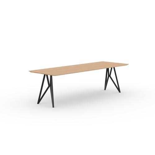 Jual Meja Makan Kayu Jati Kaki Besi / Meja Makan Papan Lebar / Dining ...