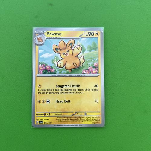 Jual Pawmo kartu pokemon tcg Indonesia sv4a 067/190 reverse holo foil ...