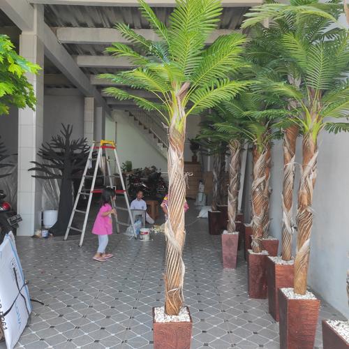 Jual pohon palem kurma 2 meter /bunga plastik bunga hias - Kota Bogor ...