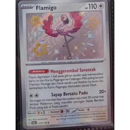 Jual Flamigo Shiny (Pokemon TCG Indonesia) SV4a 319/190 S - Jakarta ...