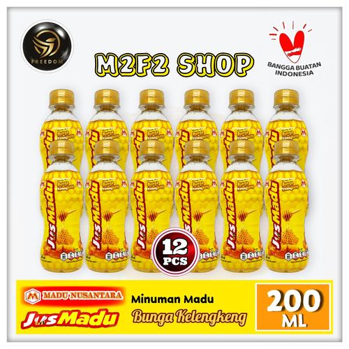 Jual Minuman Jus Madu Nusantara Bunga Kelengkeng Botol Pet 200 ml (12 ...