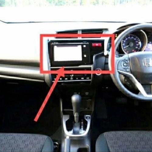 Jual panel tape frame head unit audio honda jazz 2014- 2019 hitam ...