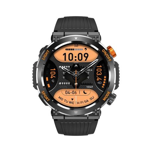 Jual HT17 Military Smart Watch for Men with LED Flashlight 1.46" HD ...