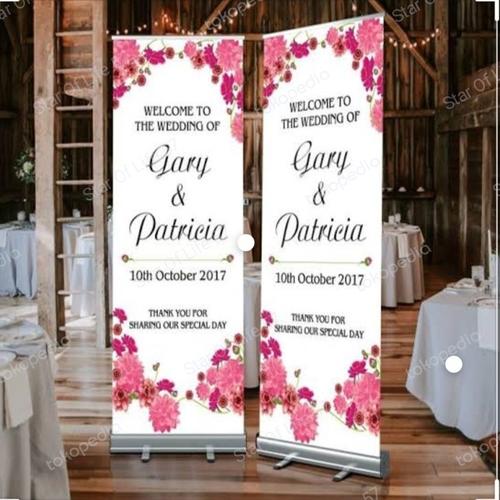 Jual Stand Roll Up Banner 80x200 85x200 - Kaki Alumnium, 60 x 160 ...