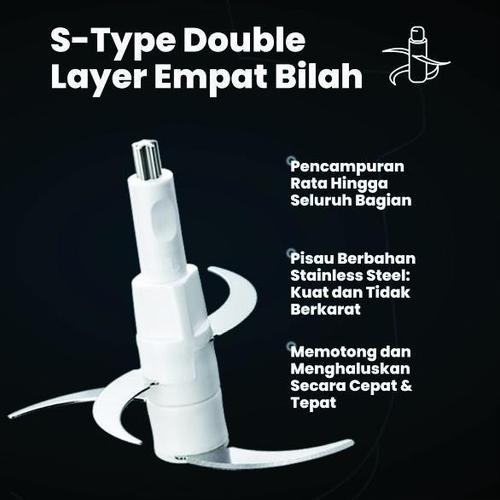 Jual Emily Food Chopper 2,5L - Alat Perajang Makanan Elektrik - Jakarta ...