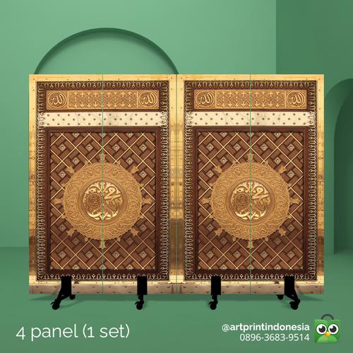 Jual Partisi Masjid, Partisi Islami 180x60cm (25 panel) + Kaki Roda ...