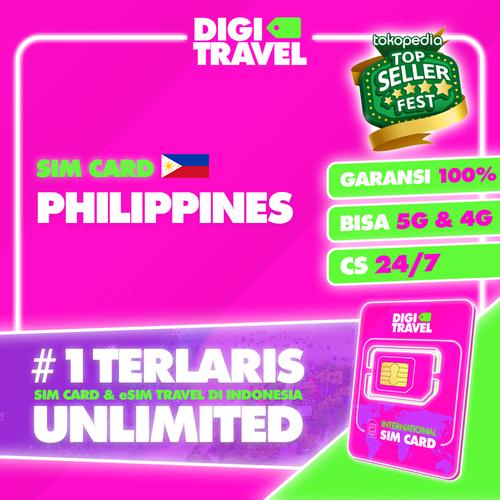 Jual DIGI TRAVEL Sim Card Philippines Unlimited Data | Simcard Filipina ...
