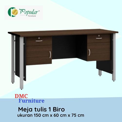 Jual Meja Tulis kaki besi Meja kantor kaki besi 1 Biro meja tulis 150 ...