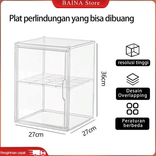 Jual VH ?BAINA?Box Tas Acrylic Transparent Storage Display Box / Kotak ...