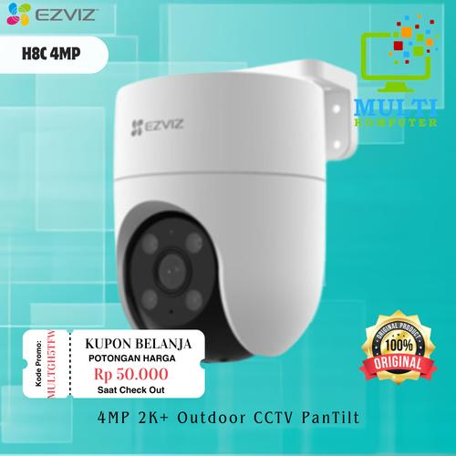 Promo Ezviz H8c 4MP 2K+ Outdoor CCTV PanTilt - EZVIZH8C4MP+64G Cicil 0% ...