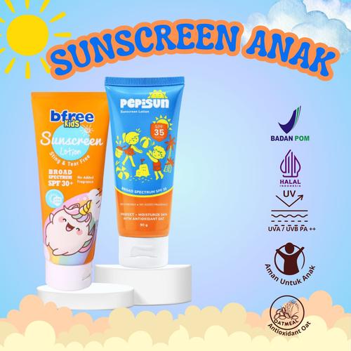 Jual Sunblock Anak Bfree Sunscreen Lotion spf 30 100ml chubbydut ...