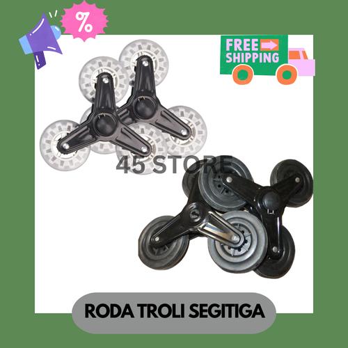 Jual Roda Troli Belanja Segitiga Siap Pakai 2 Model Aman dan Kokoh ...