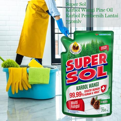 Promo Super Sol / Karbol Wangi Pine Oil / Karbol Pembersih Lantai ...