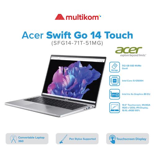 Promo ACER SWIFT GO 14 TOUCH SFG14-71T-51MG i5-13500H 16GB 512SSD W11 ...