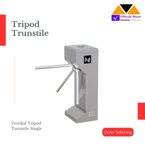 Jual Tripod Gate Turnstile Model Vertical Single Stand Full Stainless ...