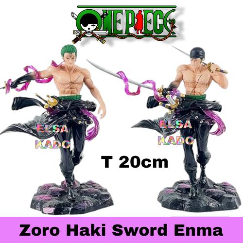 Promo Action Figure Roronoa Zoro Haki Sword Enma One Piece Anime ...