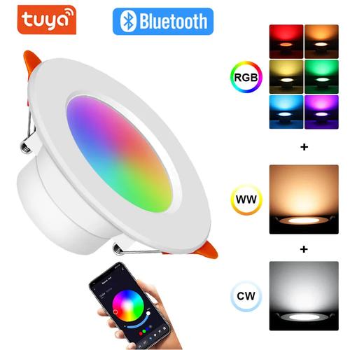 Jual TUYA Smart Downlight 3 Inch RGB Lampu Led Bulb App Remot 10 Watt ...
