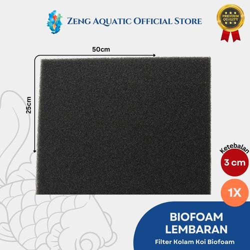 Jual Biofoam Media Filter Aquarium Foam Filter Tebal 3 CM 50 x 25 x 3 ...