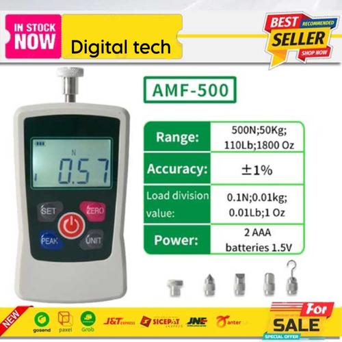 Jual AMF-500 Aliyiqi Digital Push Pull Force Gauge 500N 50kg dynamometer - Jakarta Barat ...