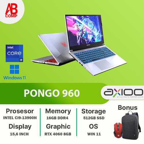 Jual AXIOO PONGO 960 CORE i9-13900H 16GB 512GB RTX 4060 8GB 15,6" WIN11 ...